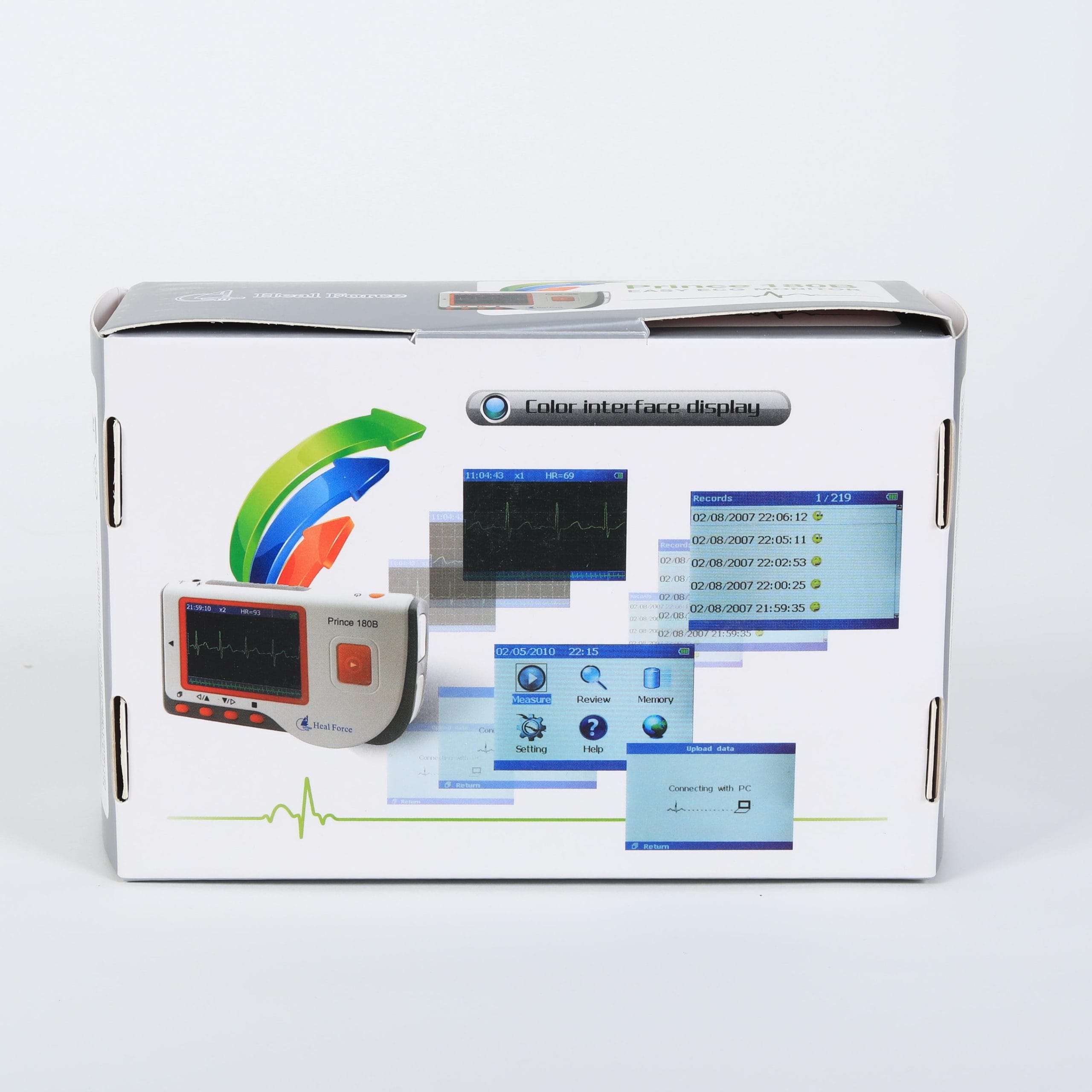 Heal Force Prince 180B Easy ECG Monitor φορητός ηλεκτροκαρδιογράφος ...