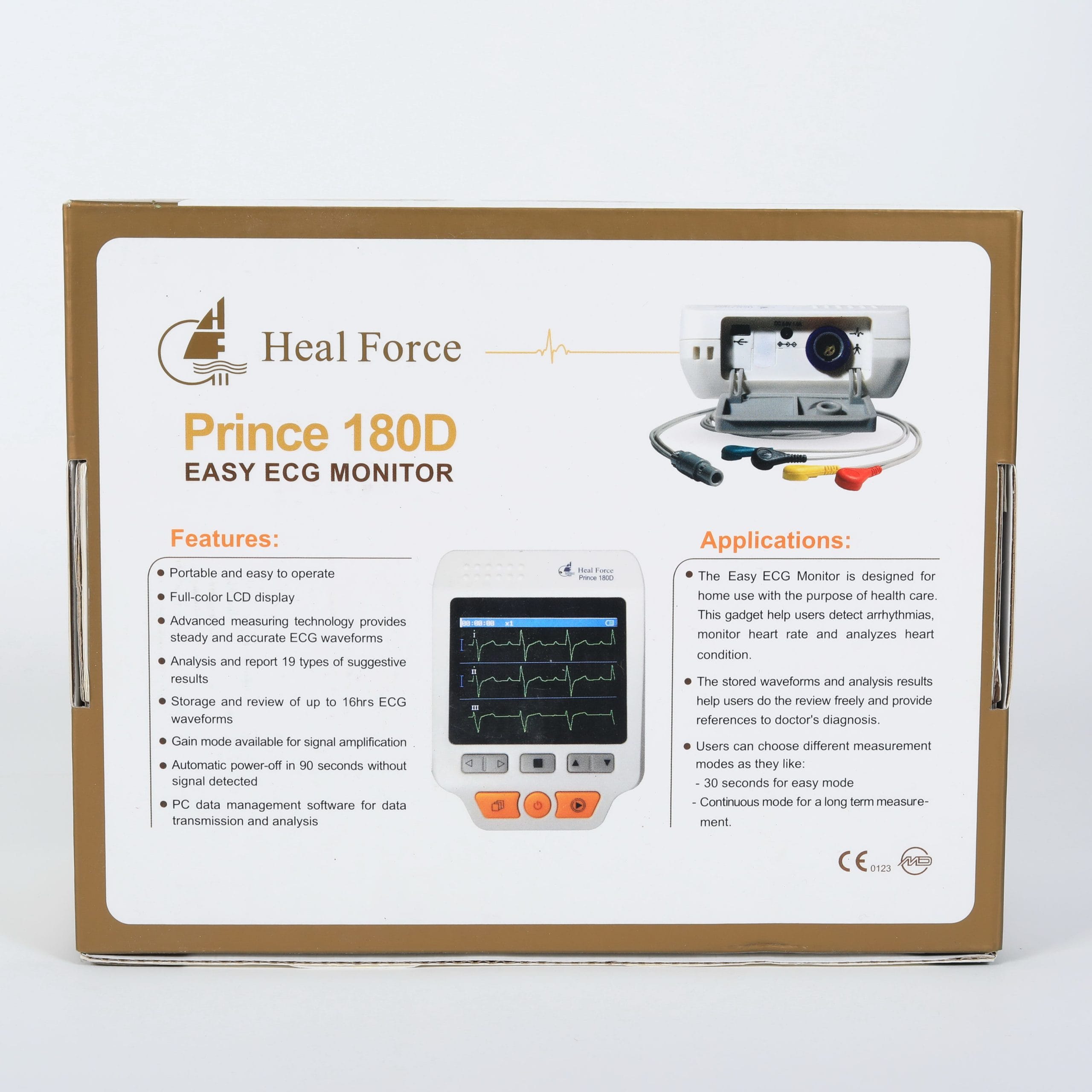 Heal Force Prince 180D Easy ECG Monitor φορητός ηλεκτροκαρδιογράφος ...