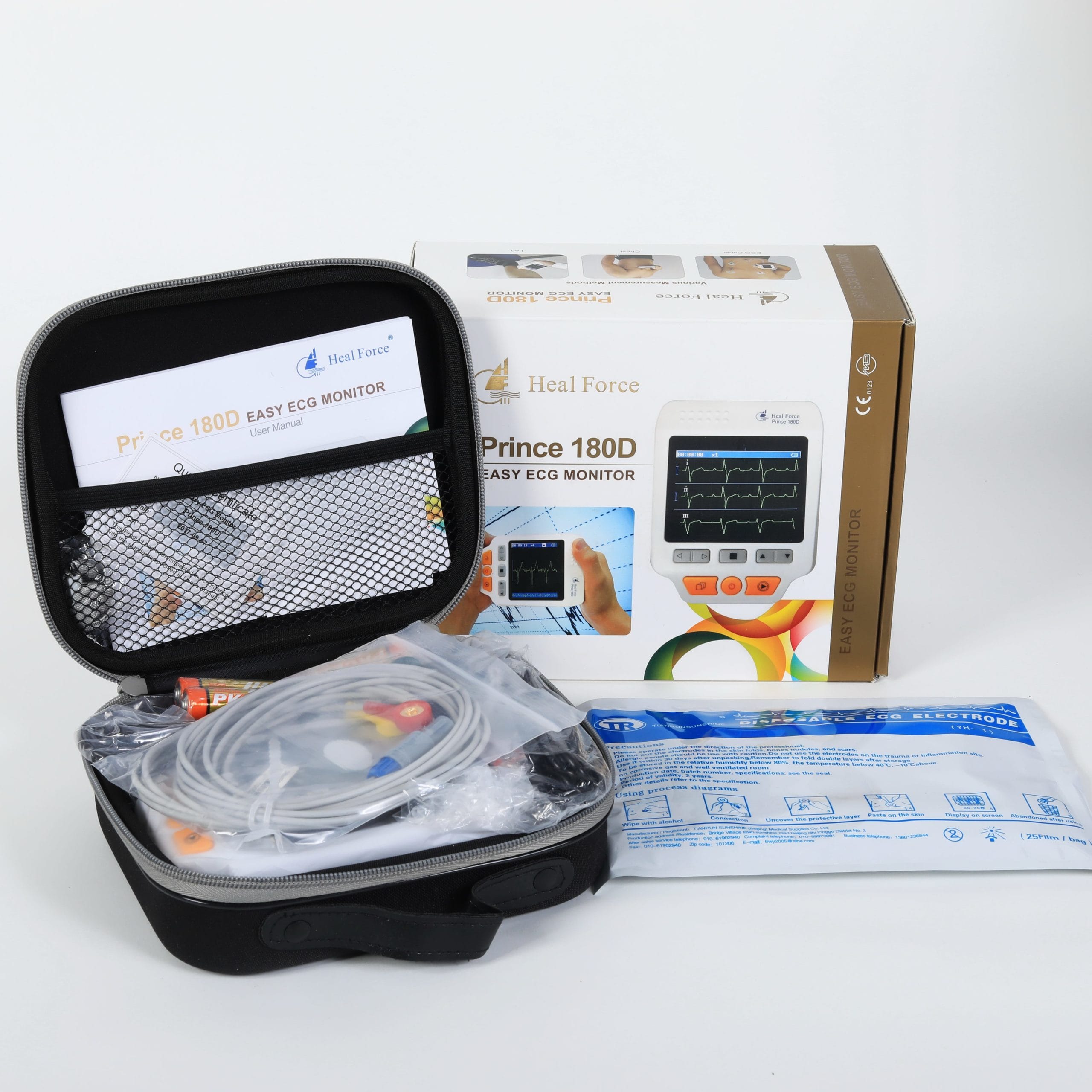 Heal Force Prince 180D Easy ECG Monitor φορητός ηλεκτροκαρδιογράφος ...